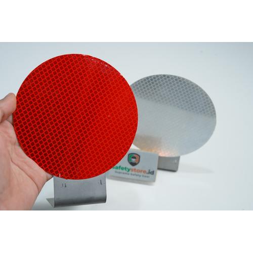 Jual REFLECTOR GUARDRAIL JALAN TOLL - DIAMOND GRADE 3M DIAMETER 12CM ...