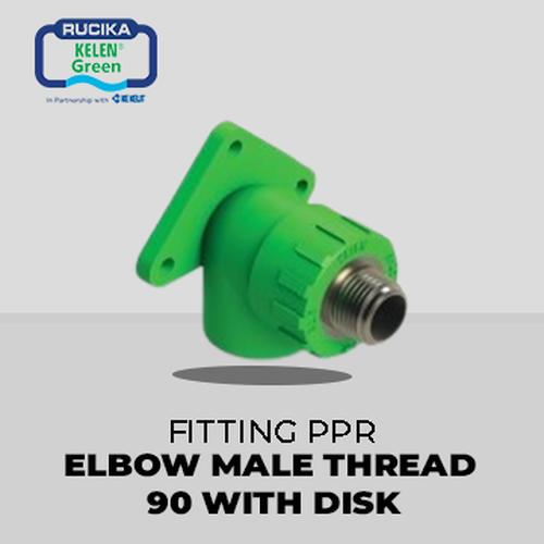 Jual Elbow Male Thread with Disk PPR Rucika Kelen Green ukuran 20mm X 1 ...