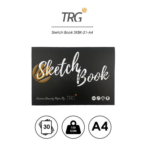 Jual TRG Sketchbook Sketch Drawing Book A4 150gsm SKBK-21-A4 - Kertas ...