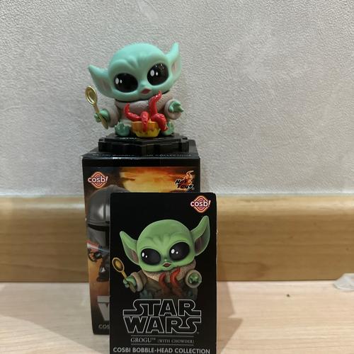 Jual Star Wars Cosbi, Grogu with Chowder ,Cosbi Bobble Head Collection ...