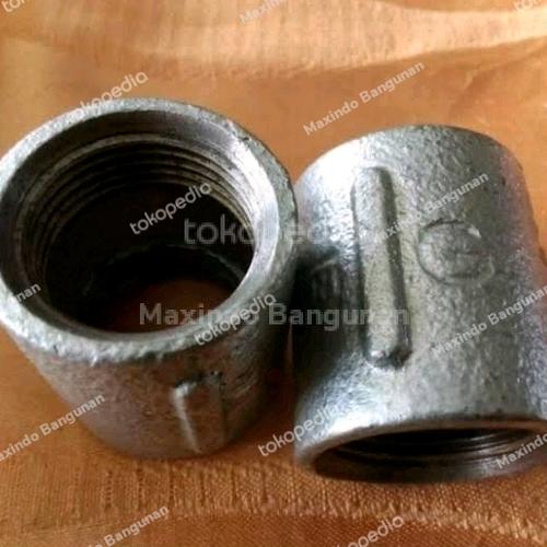 Jual Sock Drat Dalam Galvanis 3/4" Inch / Socket Galvanis Drat Dalam ...