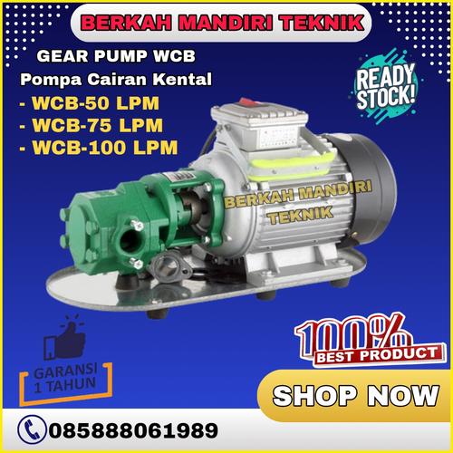 Jual Gear Pump WCB-50 LPM Stainless Cairan Kental Panas Food Grade 220v ...
