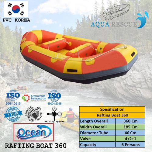 Jual Perahu Karet Rafting PVC OCEAN 360 Kapasitas 6 Orang Perekatan ...