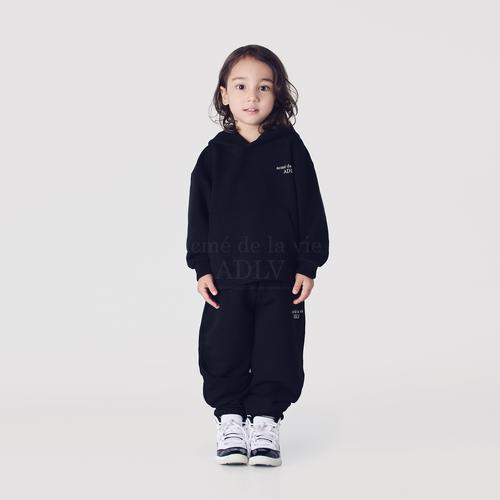 Promo [acme de la vie] ADLV Kids Basic Logo Hoodie Black - Black, 120 ...