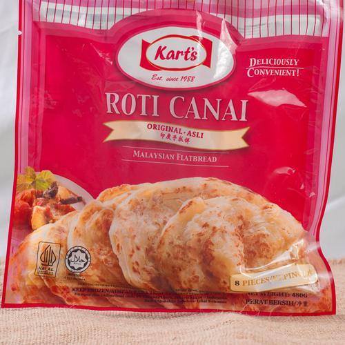 Jual KARTS ROTI CANAI ORIGINAL / MALAYSIAN FLATBREAD 8 PCS 480GR ...