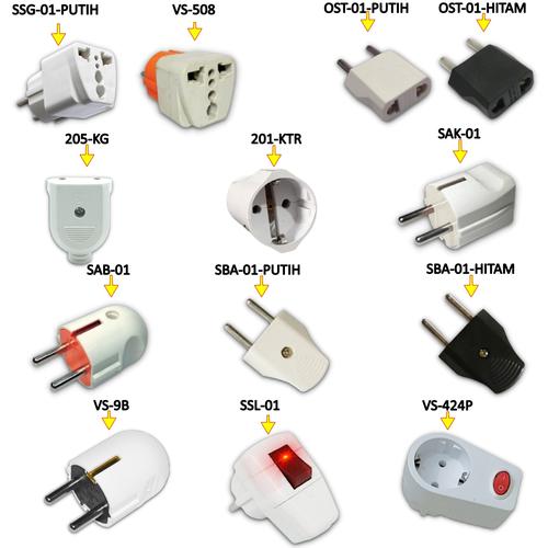 Jual Steker Arde Bulat Switch Colokan Oversteker Kaki 3 Over Steker ...