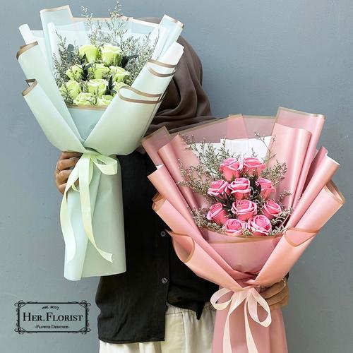 Jual HER.FLORIST 10PCS Soap and Dried Flowers Bouquet / Buket Bunga ...