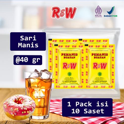 Jual Sari Manis Pemanis Buatan Sodium Super Rajawali R&W RW 40 gr 1 ...