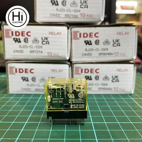 Jual IDEC Relay RJ2S-CL-D24 2NO 2NC 8A 250VAC Coil 24VDC - Jakarta ...