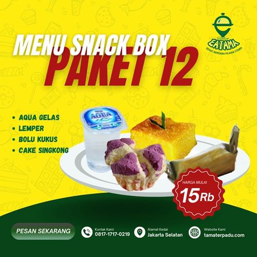 Jual Menu Snack Box - PAKET 12 (HEMAT) - Jakarta Selatan - tamaterpadu ...