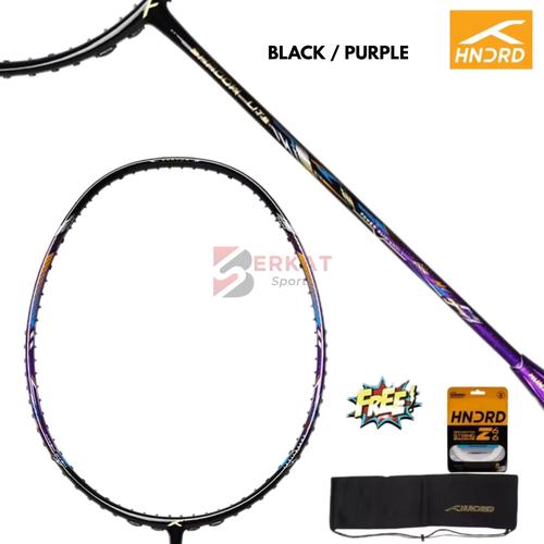 Jual NEW! Raket Badminton Hundred HNDRD Shadow Lite Black / Purple ...
