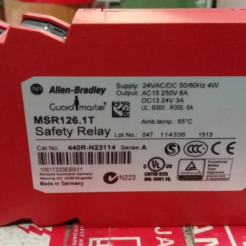 Jual ALLEN BRADLEY SAFETY RELAY MSR126.1T - Jakarta Pusat - TEKNIK ...