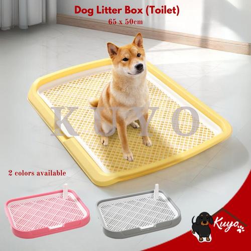 Jual Dog Litter Box Toilet Urinal Pad Potty Training - Tempat Pipis WC ...