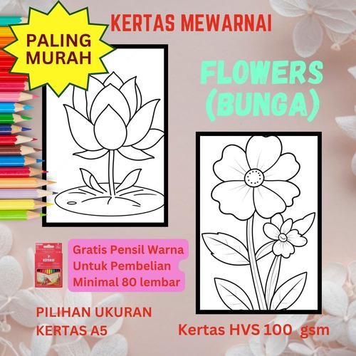 Jual GAMBAR MEWARNAI UKURAN A5 / KERTAS MEWARNAI / COLORING BOOK ...