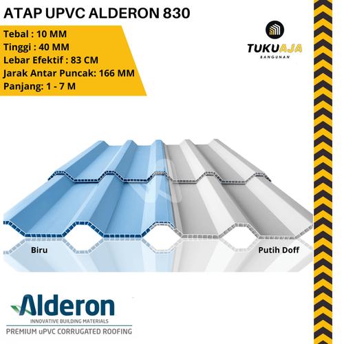 Jual Atap uPVC ALDERON 830 10mm (warna Putih dan Biru) - Putih - Kota Tangerang - TukuAja ...