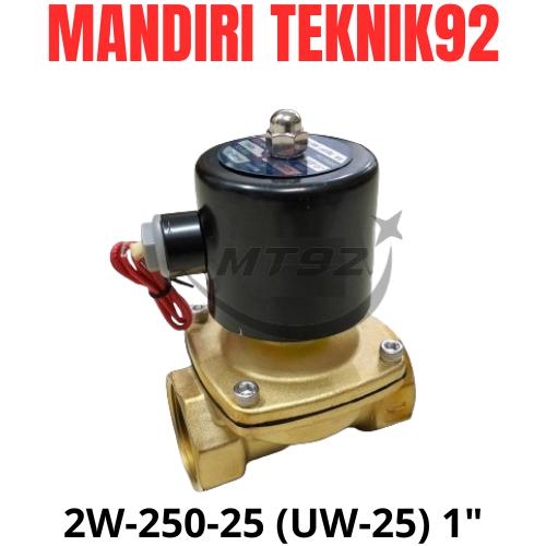 Jual Solenoid Valve Kuningan 2WAY 2W-250-25 (UW-25) drat 1" inch - Jakarta Barat - mandiri ...