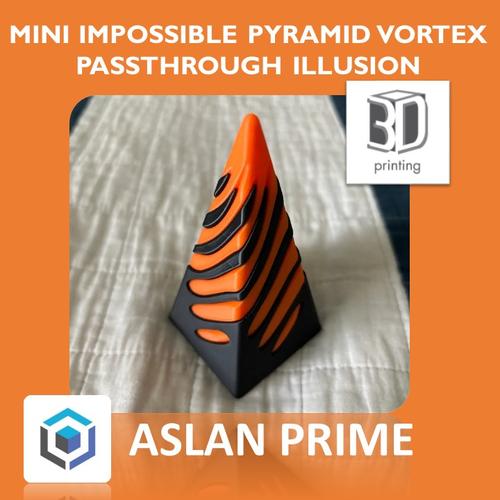 Jual MINI IMPOSSIBLE PYRAMID VORTEX PASSTHROUGH ILLUSION FIDGET Piramid ...