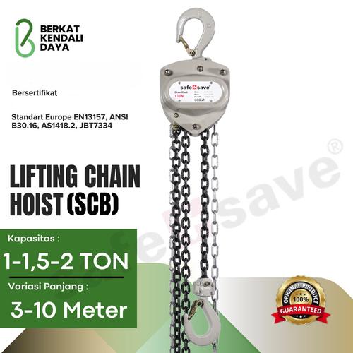 Promo SAFE+SAVE Manual Chain Hoist 1, 1,5, 2 Ton - Chain Block ...
