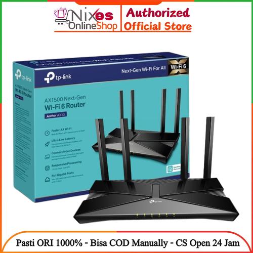 Jual TP-Link Archer AX10 Wifi 6 AX1500 Smart WiFi Router 4 Gigabit LAN ...