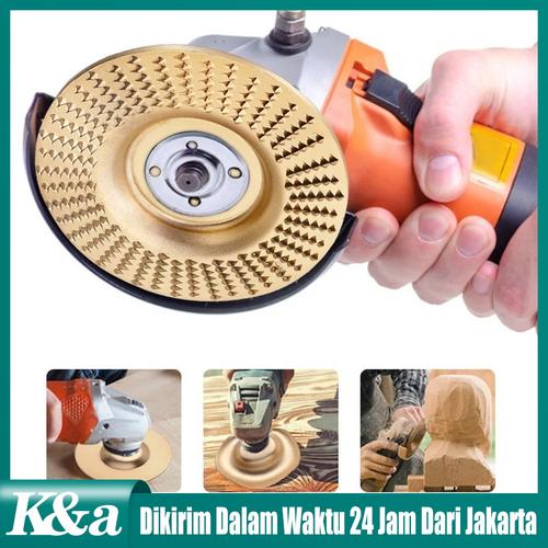Jual Pulang Mata Gerinda Serut Kayu Wood Shaping 100mm 4 Inch Mata ...