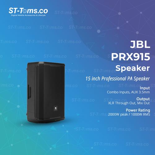 Promo JBL PRX915 / PRX 915 Professional Powered Two-Way 15-inch PA ...