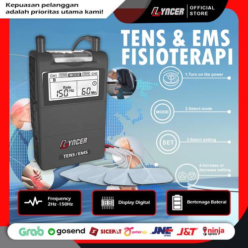 Promo Alat Pijat Elektroterapi TENS/EMS dengan Modulasi Frekuensi ...