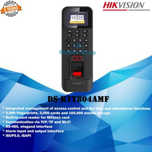 Jual HIKVISION PRO SERIES FINGERPRINT TERMINAL DS-K1T804AMF - Jakarta ...