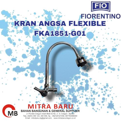 Jual Kran Angsa Flexible Fio / Kran Sink Tembok Fio FKA1851-G01 - Kota ...