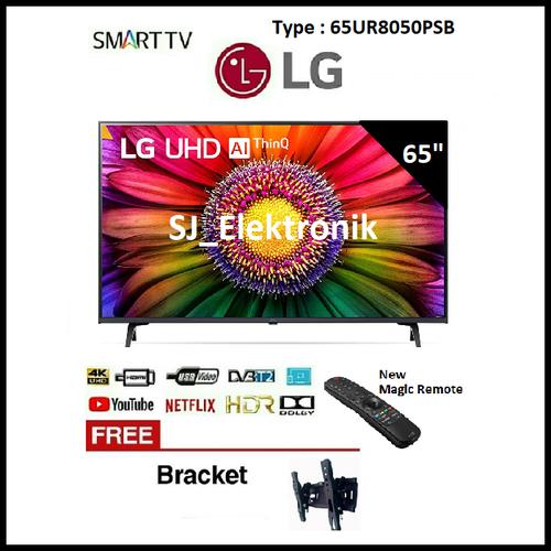 Jual Braket + LED TV LG 65 Inch 65UR8050PSB - 65UR8050 Real 4K Smart ...