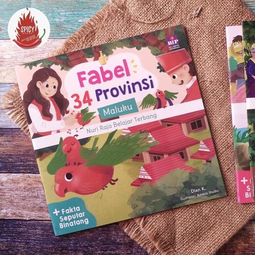 Jual buku cerita anak bergambar seri fabel 34 provinsi Maluku : Nuri ...