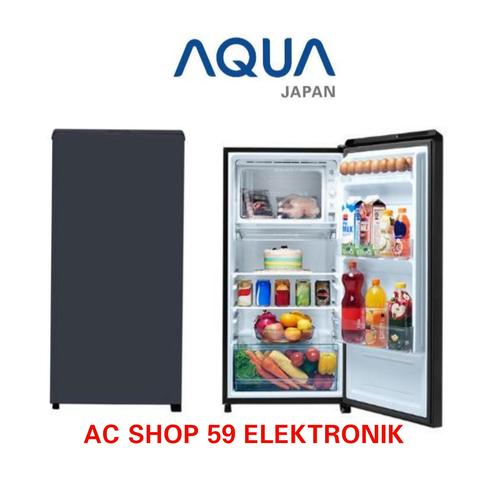 Jual KULKAS 1 PINTU AQUA AQR-D205 / AQR-D205MDS SEMI AUTO DEFROST 165L ...