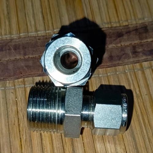 Jual Male connector tubing stainless ss316 1/2 Mnpt x 10mm - Kota ...