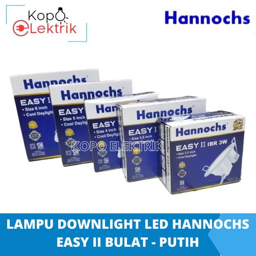 Promo Lampu Downlight LED Hannochs Easy II Bulat 3w 5w 7w - Putih - 5w - Kab. Bandung - kopo ...