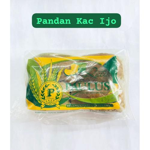 Jual Paulus Roti Sobek Pandan Kacang Hijau / Roti Pandan Isi Kacang ...