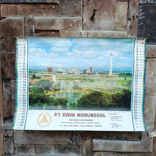 Jual Barang jadul KALENDER TAHUN 1975 dwi wulan Kondisi New old stock ...