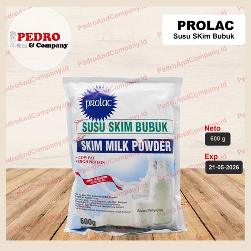 Jual Prolac skim milk powder susu bubuk 600 gram - low far high protein ...