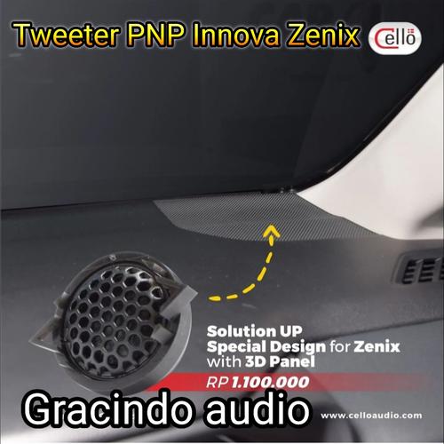 Jual Tweeter Cello Solution Up Include Crossover Pasive kabel soket ...