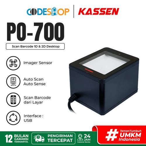 Jual Kassen PO-700 Scanner Barcode 1 & 2 Dimensi USB - Jakarta Pusat ...