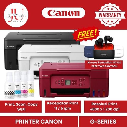 Promo Printer Canon PIXMA G3770 ALL IN ONE WIFI ORIGINAL - Merah INK ...