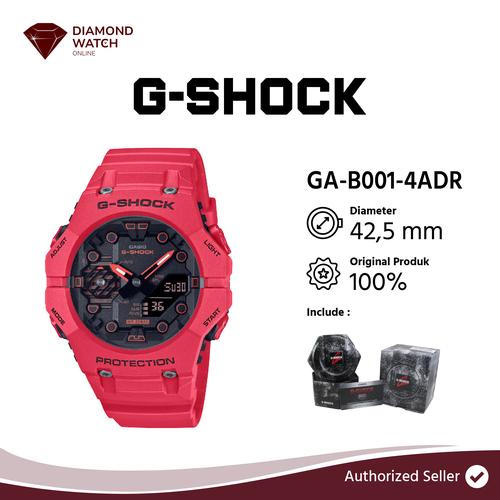 Jual Casio G-Shock Digital Analog 42.5mm Dial Black Red Strap GA-B001 ...