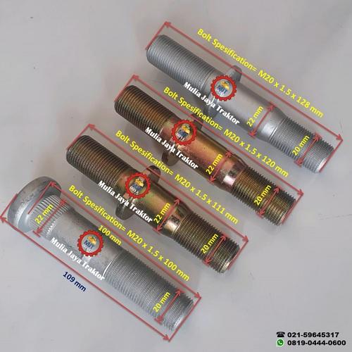 Jual Baut Roda Bolt Rim Wheel Loader Liugong CLG835 CLG842 CLG856 ...