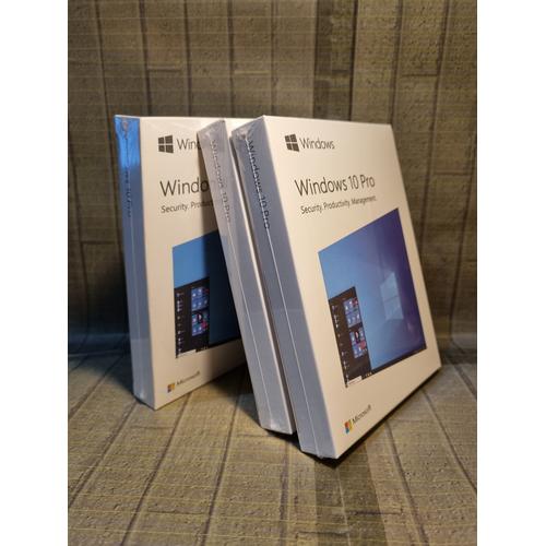 Jual Windows 10 pro original full version Box installer usb support 32 ...