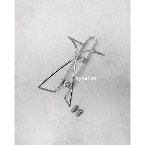 Jual nitto bottle cage R stainless steel polish silver bidon holder ...