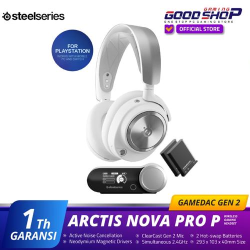 Promo Steelseries Arctis Nova Pro Wireless P White with GameDAC Gen 2 - Gaming Headset Cicil 0% ...