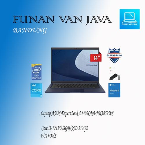 Jual Laptop ASUS ExpertBook B1402CBA-NK3852WS/Core i3-1215U/8GB/SSD ...