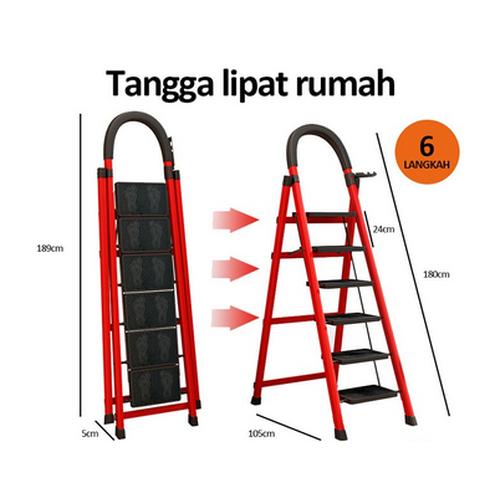Jual Tangga 5/6 Step Tangga Lipat Multifungsi Lipat Tangga Besi ...
