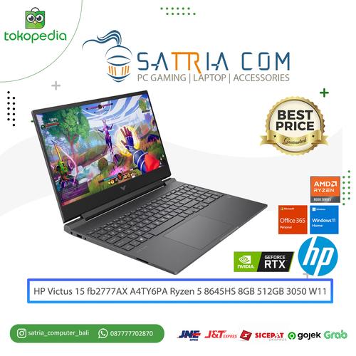 Jual HP Victus 15 fb2777AX A4TY6PA Ryzen 5 8645HS 8GB 512GB 3050 W11 ...