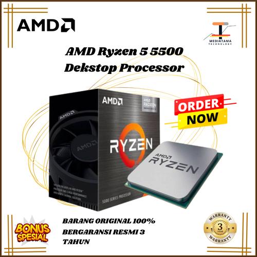 Promo AMD PROCESSOR RYZEN 5 5500 BOX 6-Core 12-Thread - Jakarta Pusat - MEDIATAMA TECHNOLOGY ...