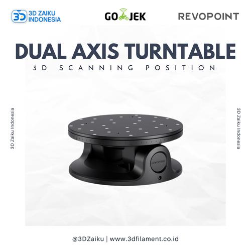 Jual Original Revopoint Dual Axis Turntable for 3D Scanner Flexible 3D Scanning Position ...