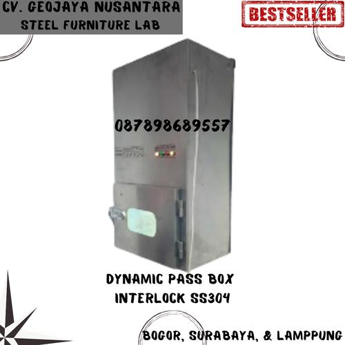 Jual Pass Box Dynamic PassBox Stainless Steel 500 x 400 x 900 mm Pintu Interlock Door - Unit ...